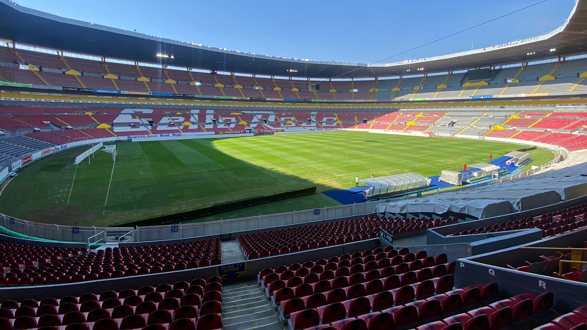 Cancha del Estadio Jalisco luce en condiciones para el Atlas vs ...