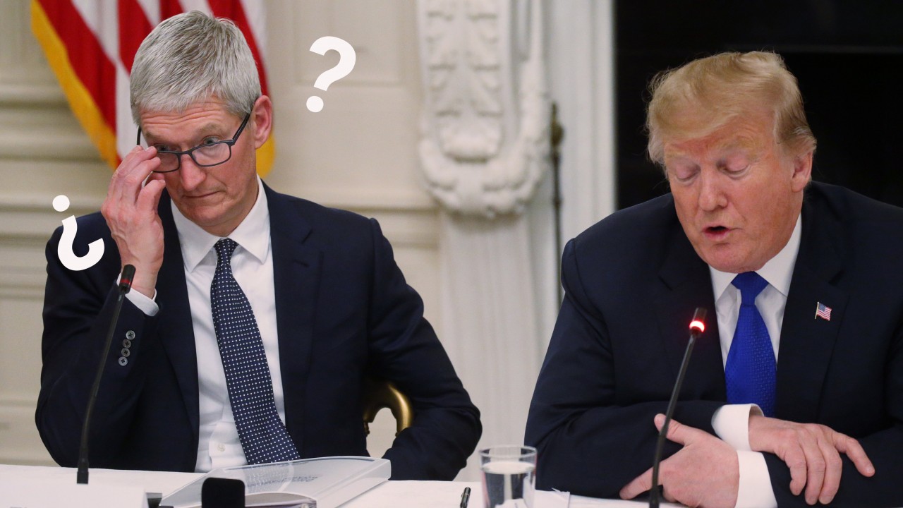 Trump llama "Tim Apple" a Tim Cook y esta no es la primera vez que ...