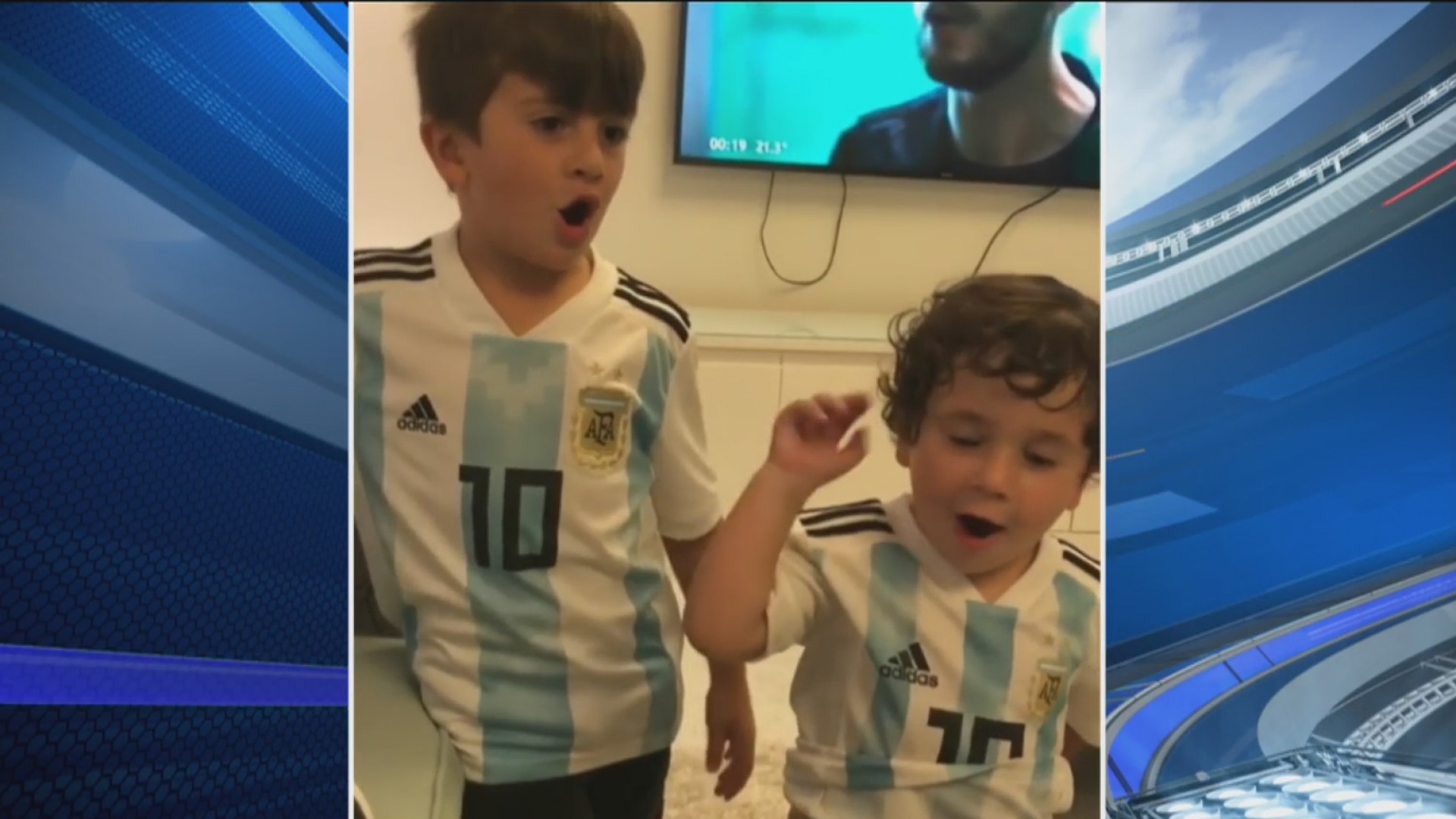 Papá orgulloso: Lionel Messi publicó cómo sus hijos alientan a ...