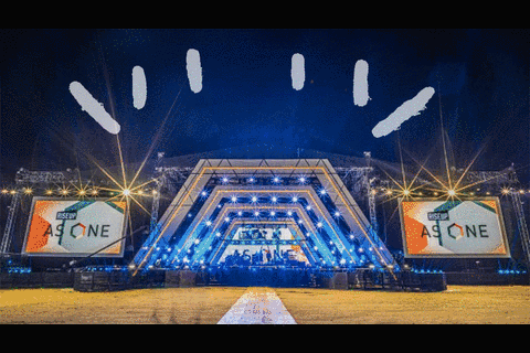 Música y unidad: el escenario de 'Rise Up As One' en fotos (antes del ...
