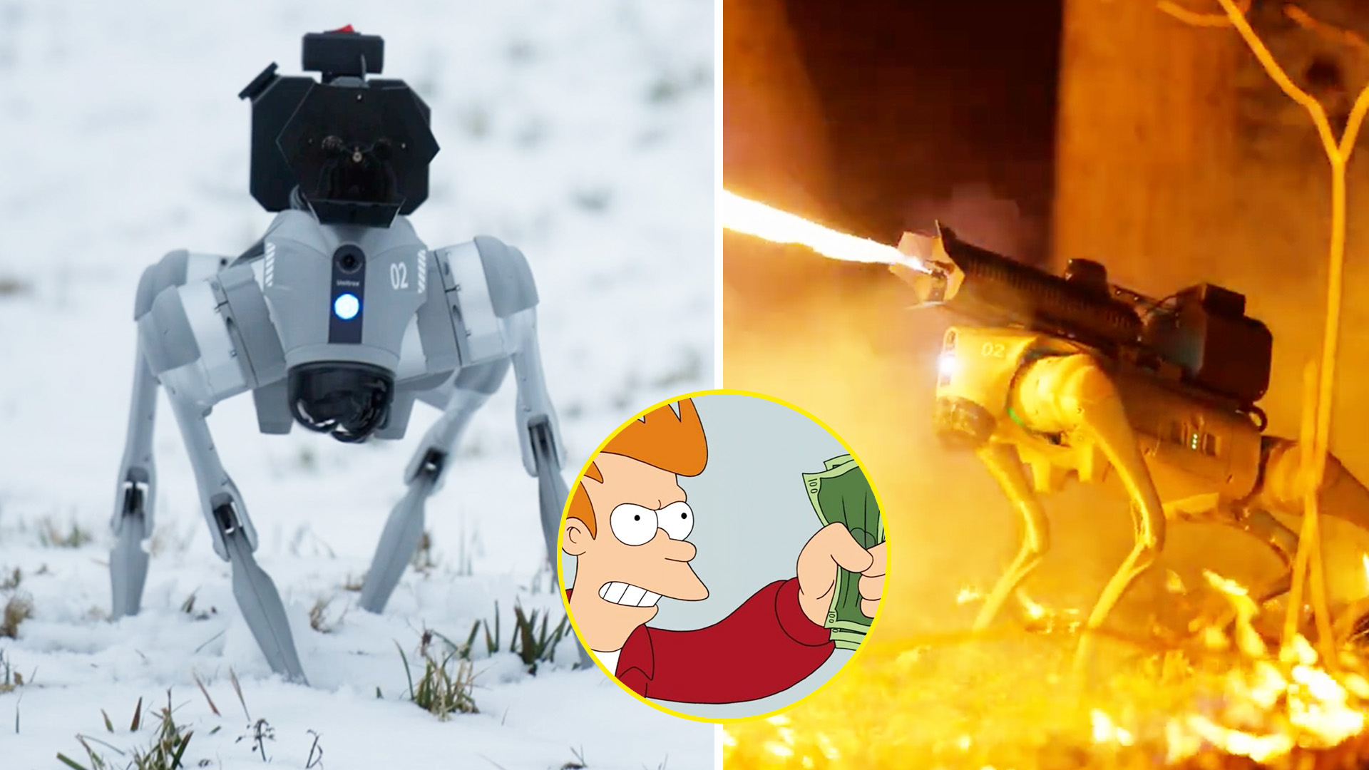 Thermonator: El perro-robot de la empresa Throwflame que lanza llamas ...