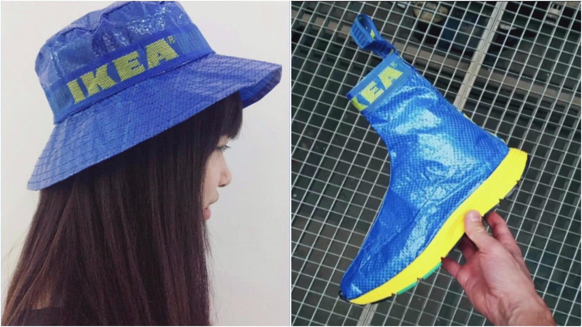 Moda reciclable: Convierten las bolsas azules de la tienda Ikea en ...