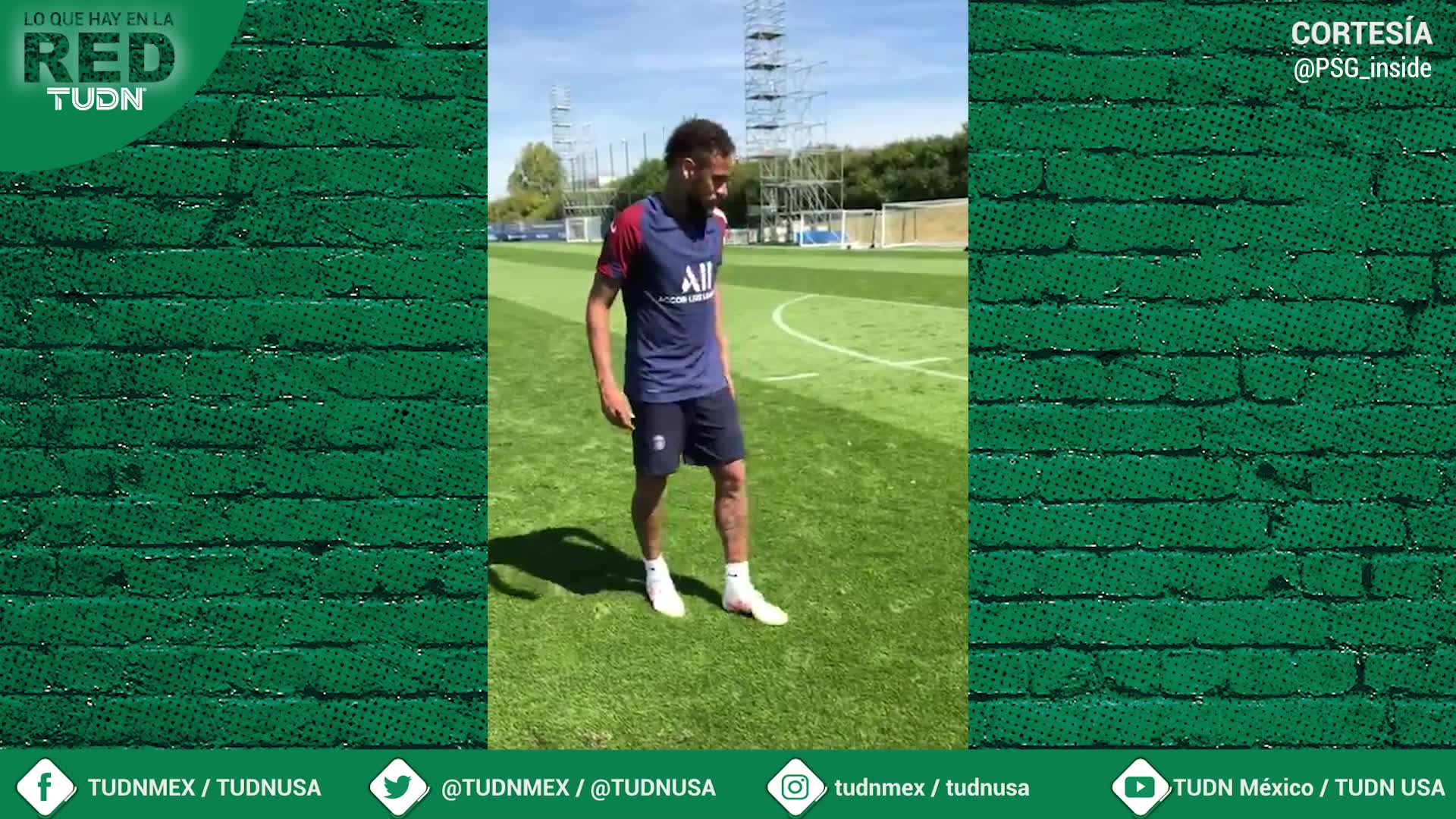 ¡Qué puntería! Neymar cuelga la pelota en el ángulo | Deportes Futbol ...