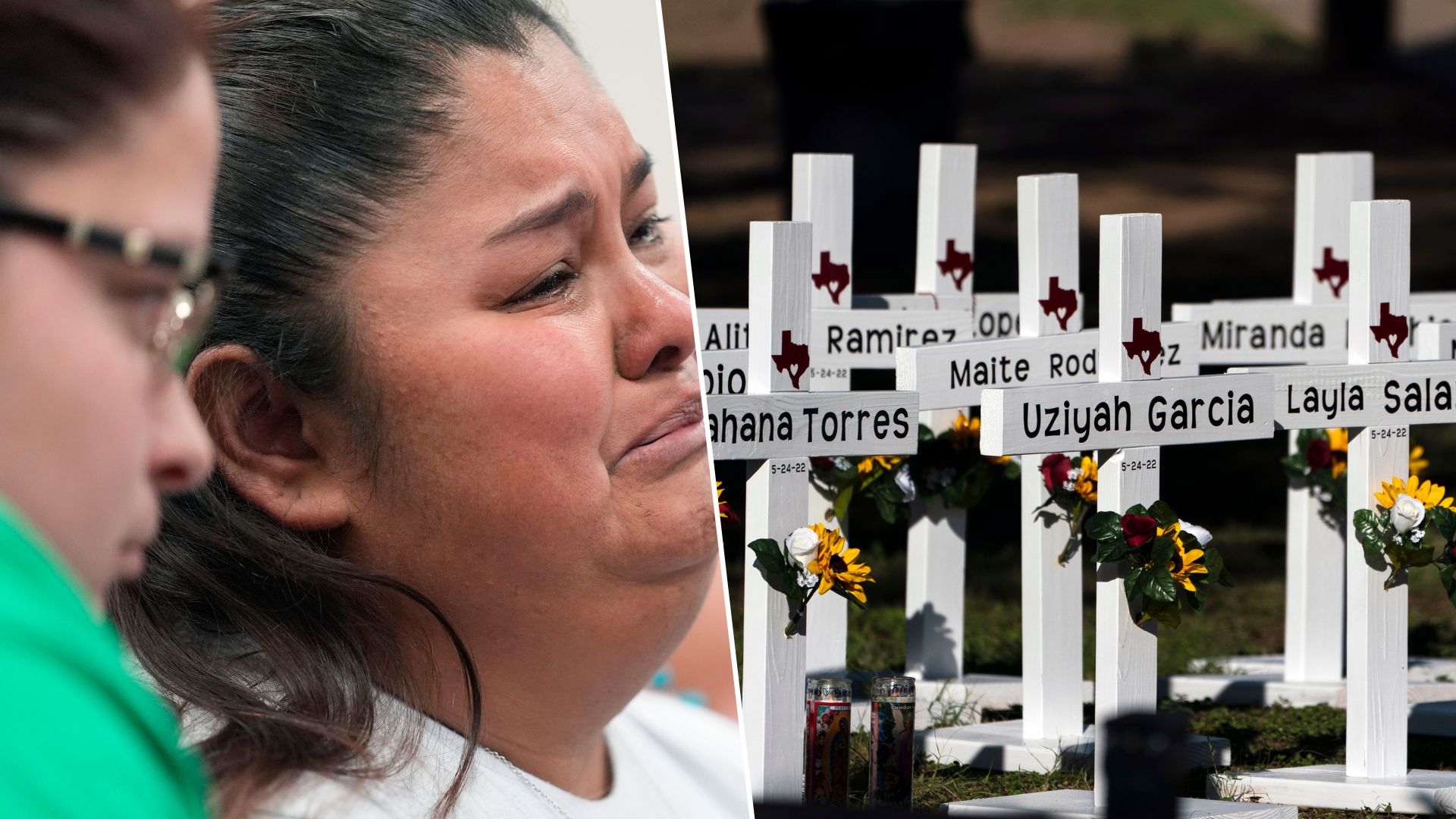 Papás y familia de los niños víctimas de la masacre en la primaria Robb de Uvalde, Texas ...