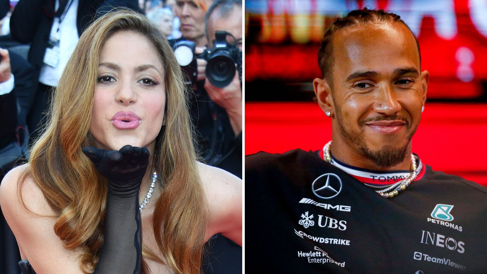 Shakira y Lewis Hamilton: ella ya habría superado a Piqué y estaría ...