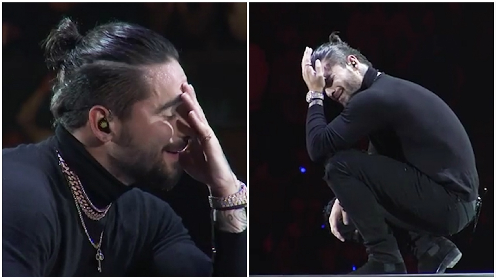 Maluma hace lo imposible por no llorar: así se conmovió en México ...
