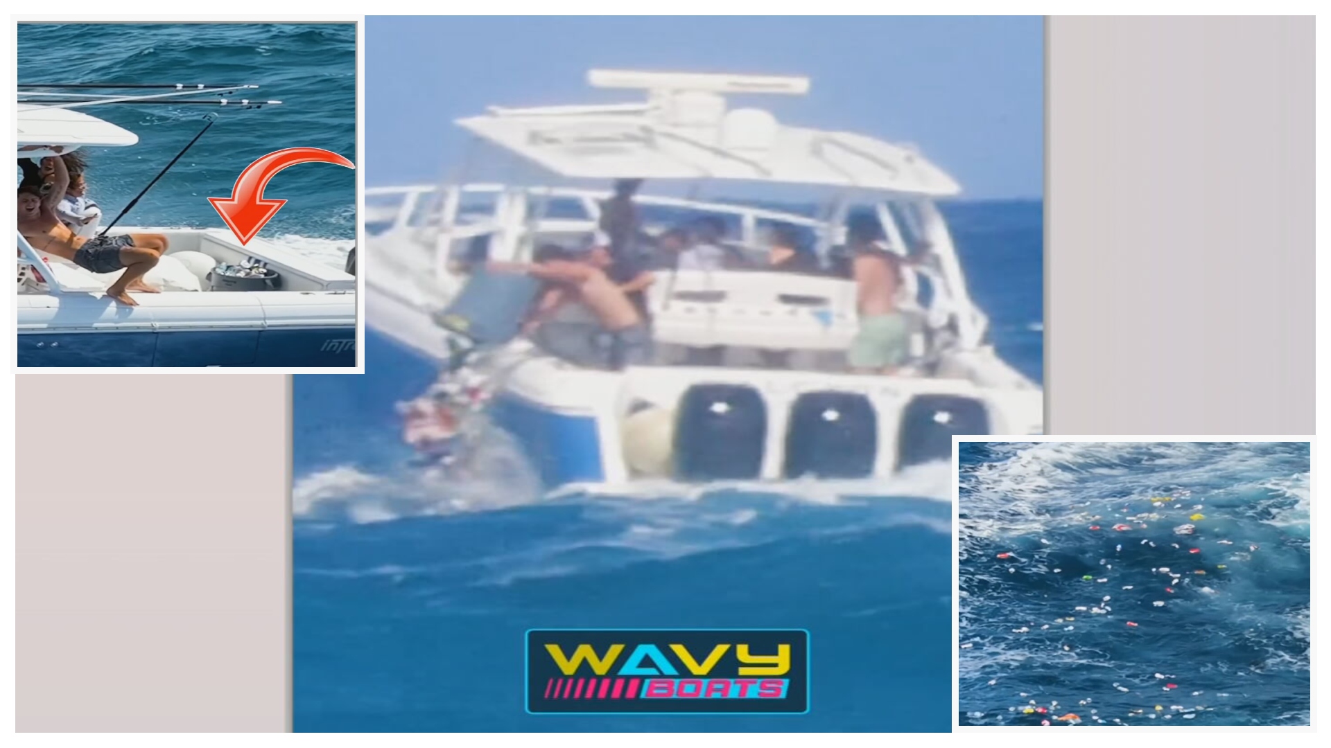 Indignación por video de hombres tirando basura al mar en el sur de ...