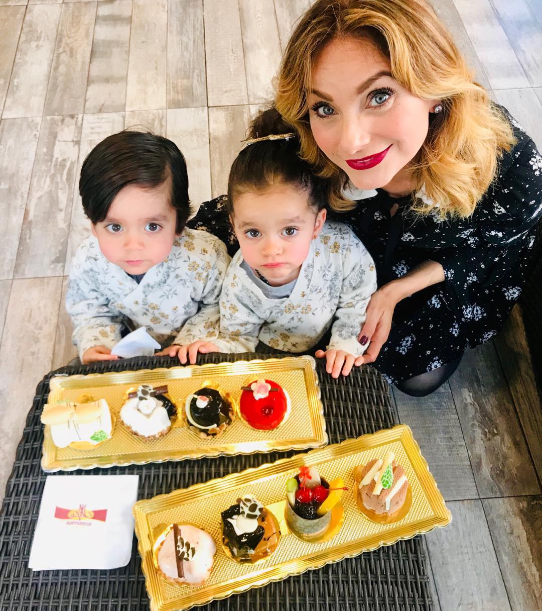 Elizabeth Álvarez celebra cumpleaños de sus mellizos con emotiva foto ...