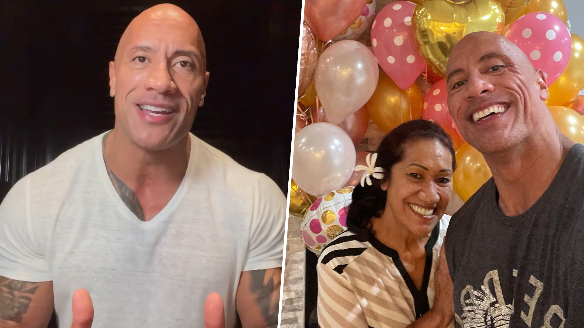 'La Roca' le dio un lujoso y enorme regalo a su madre: su emotiva ...