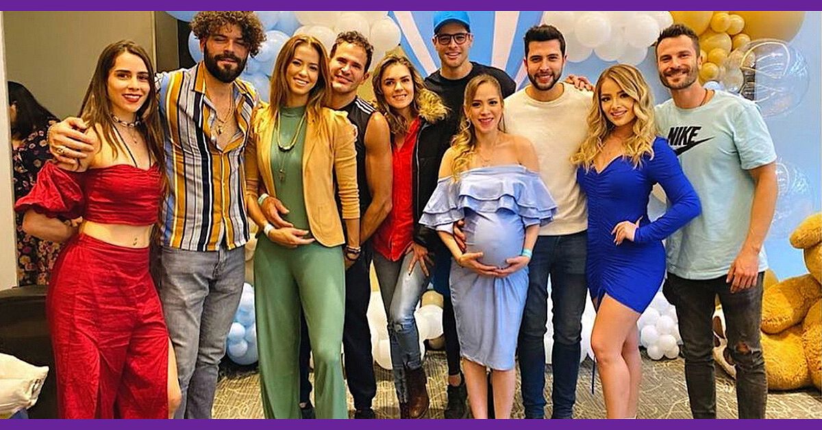 Naidelyn celebra su baby shower junto a sus compañeros de Inseparables ...