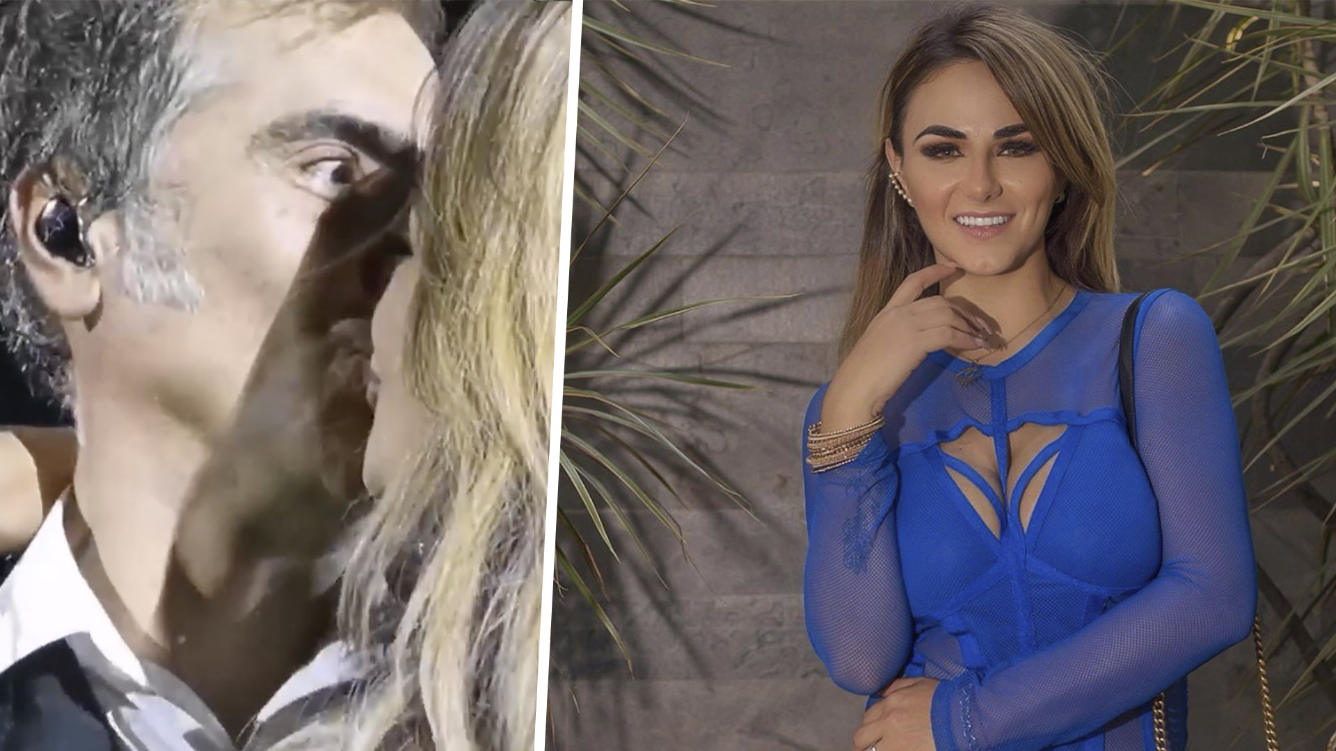 'El Potrillo' se besa con la actriz Gaby Roma en pleno escenario y ...