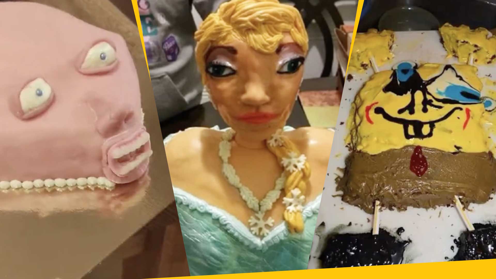 Estos pasteles resultaron tan horrendos que casi hacen llorar a los ...