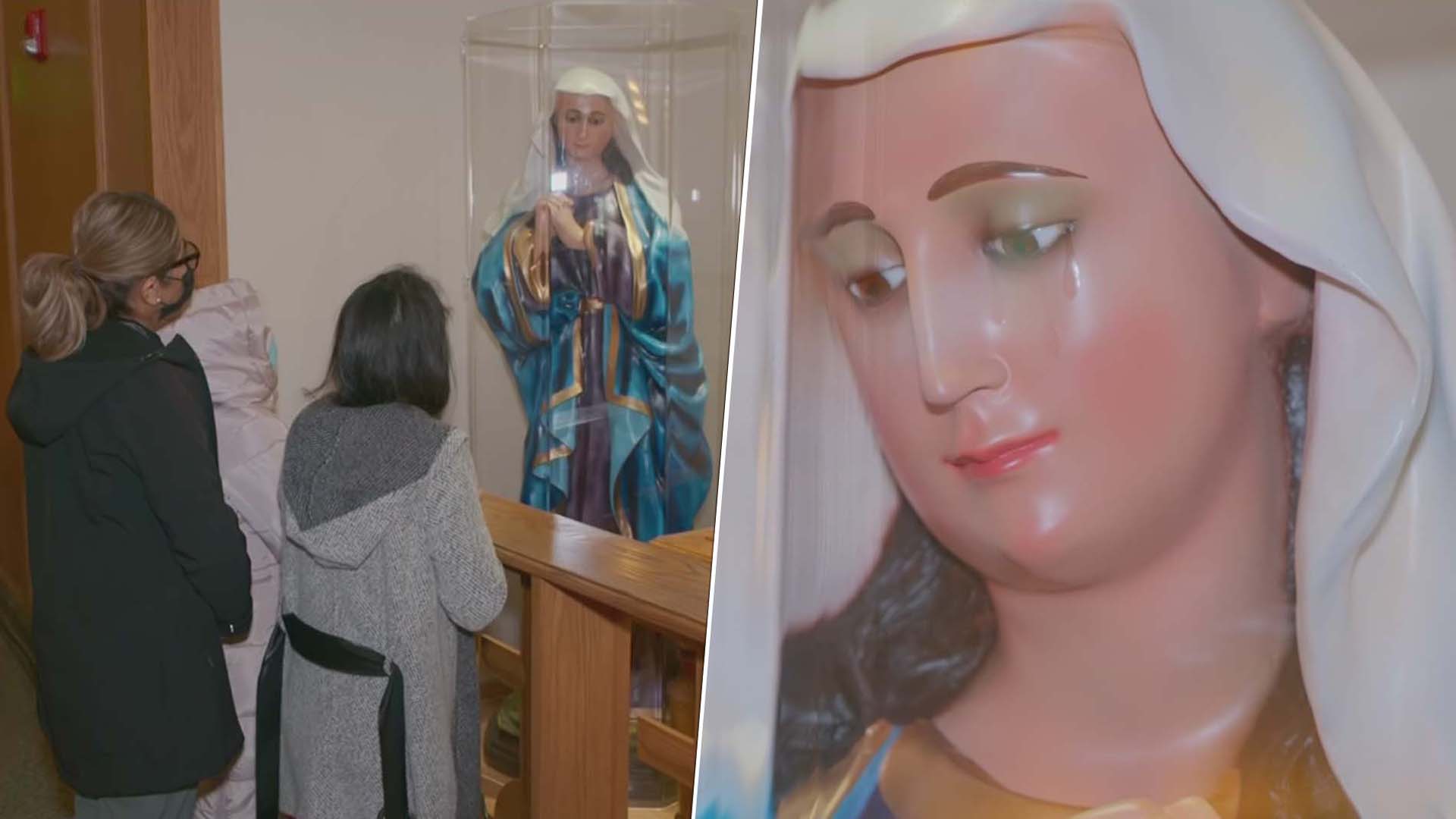 Aseguran que esta imagen de la Virgen María llora lágrimas en ...