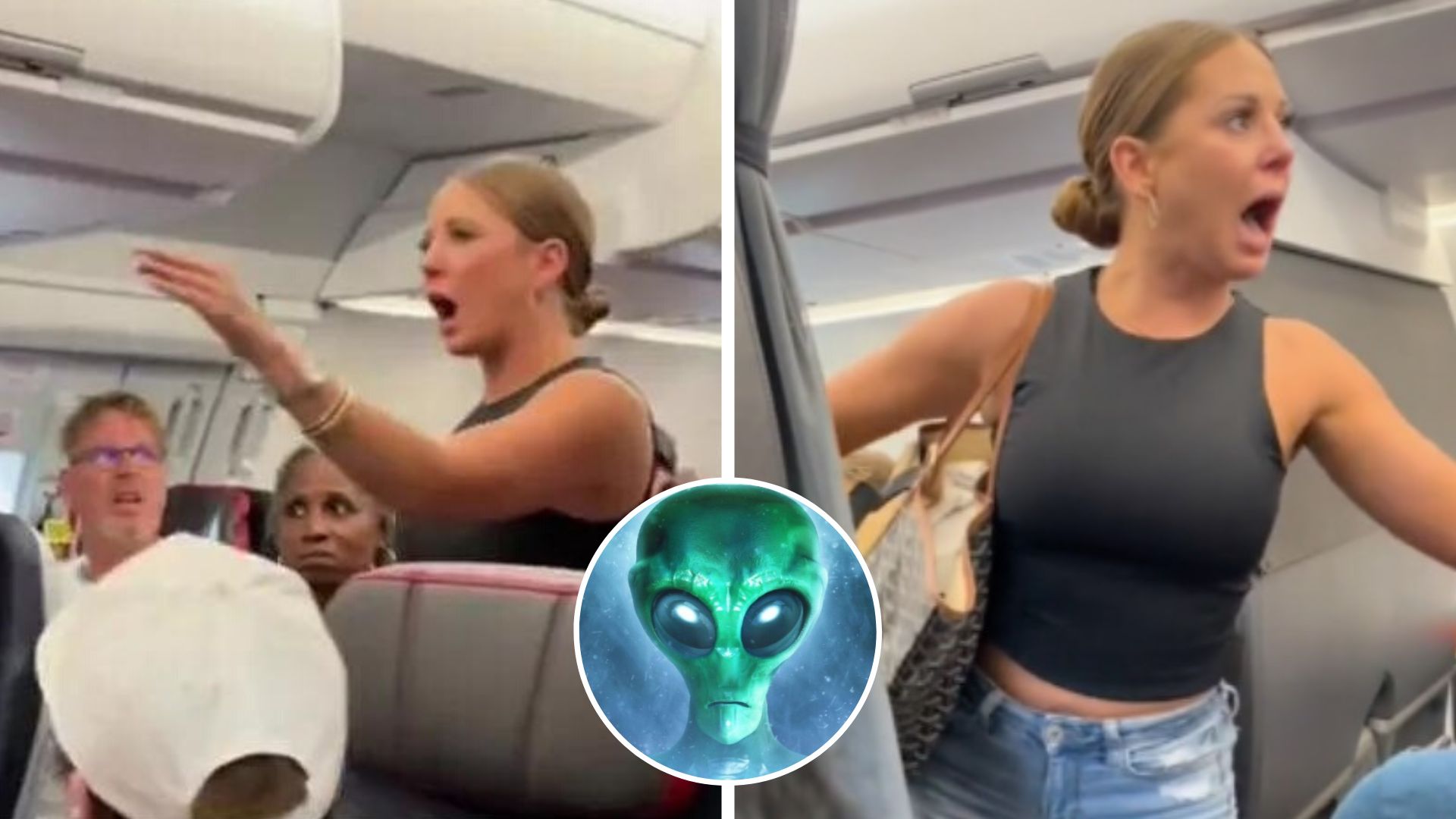 Mujer Se Baja De Avión Y Asegura Que Un Pasajero No Es Real Video Se