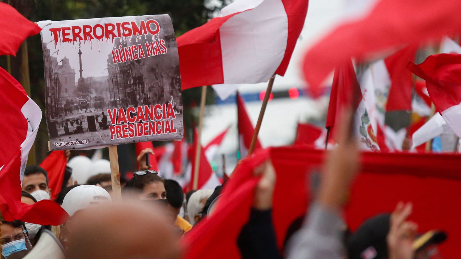 Así se vivió la marcha contra el terrorismo en Peru tras la muerte en ...