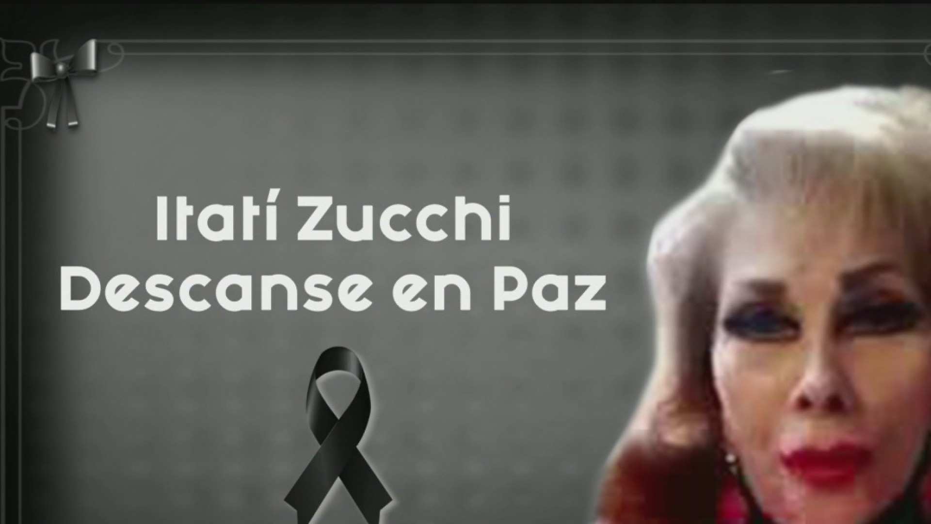 En paz descanse: Familia Cantoral lamenta la muerte de Itatí Zucchi ...