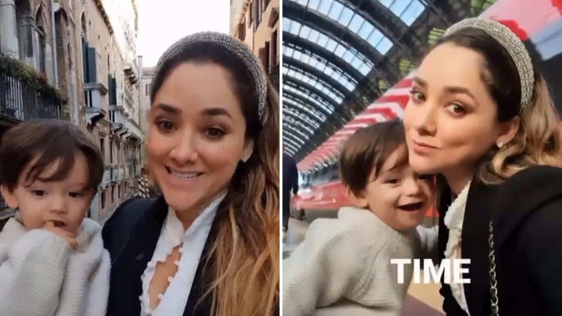 Sherlyn y André visitan Venecia y así disfrutan de su paseo en las ...