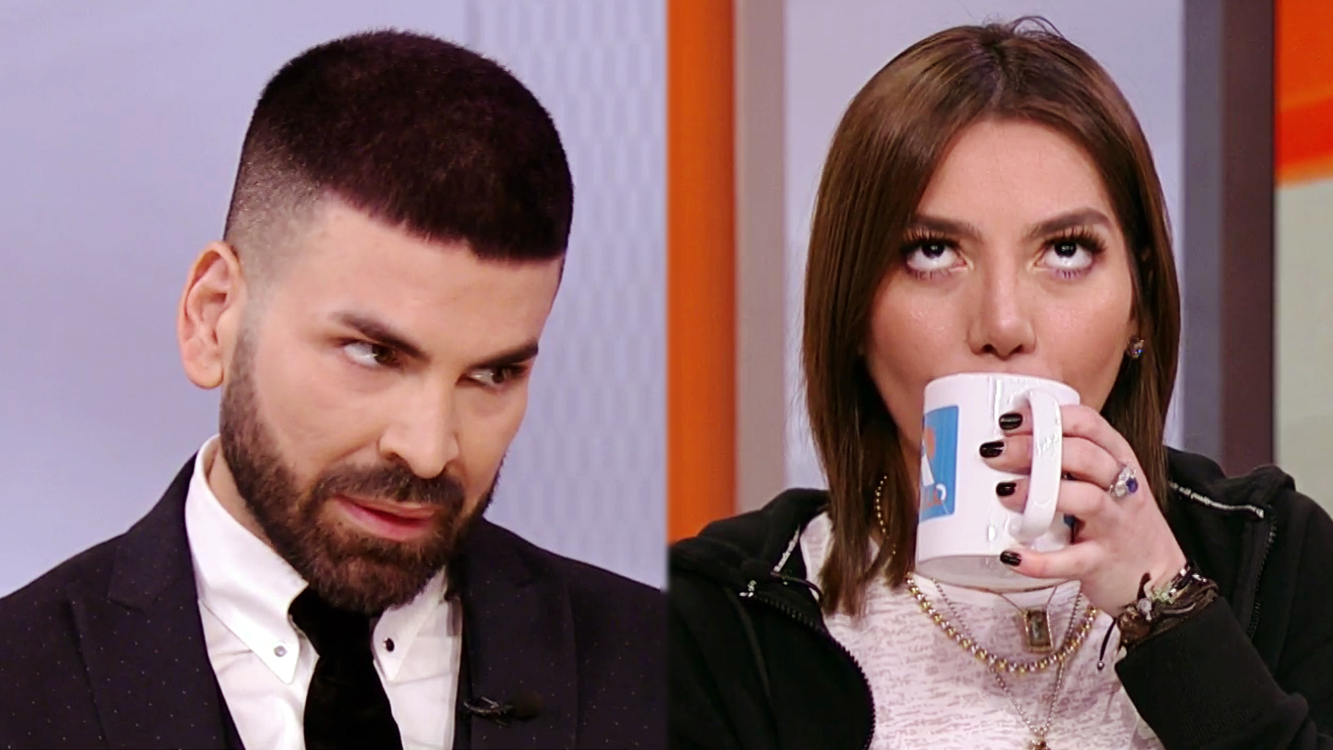 Jomari Goyso le explica a Frida Sofía que nunca quiso atacarla pero al parecer no la convenció ...