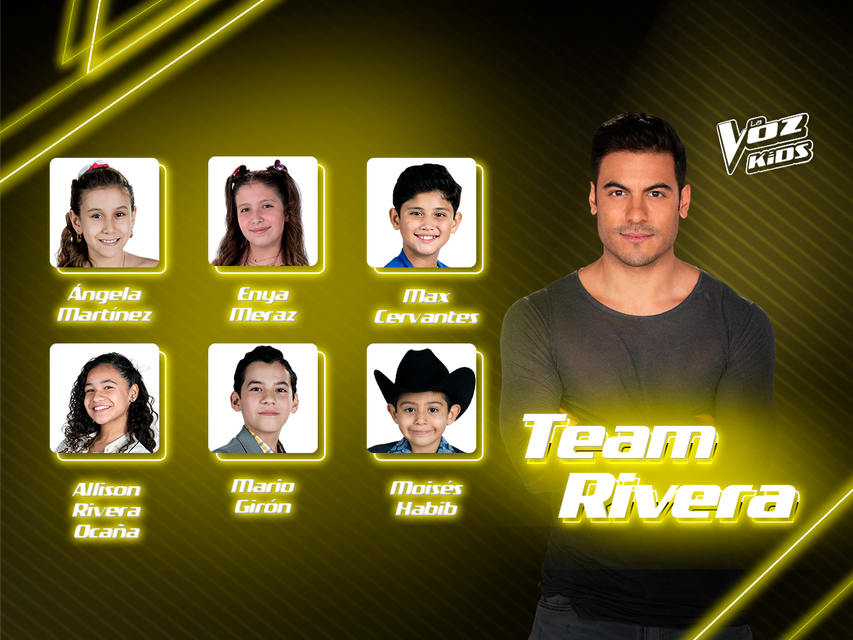 Ellos representarán al Team Rivera en la semifinal de La Voz Kids | Shows La Voz Kids | Las ...