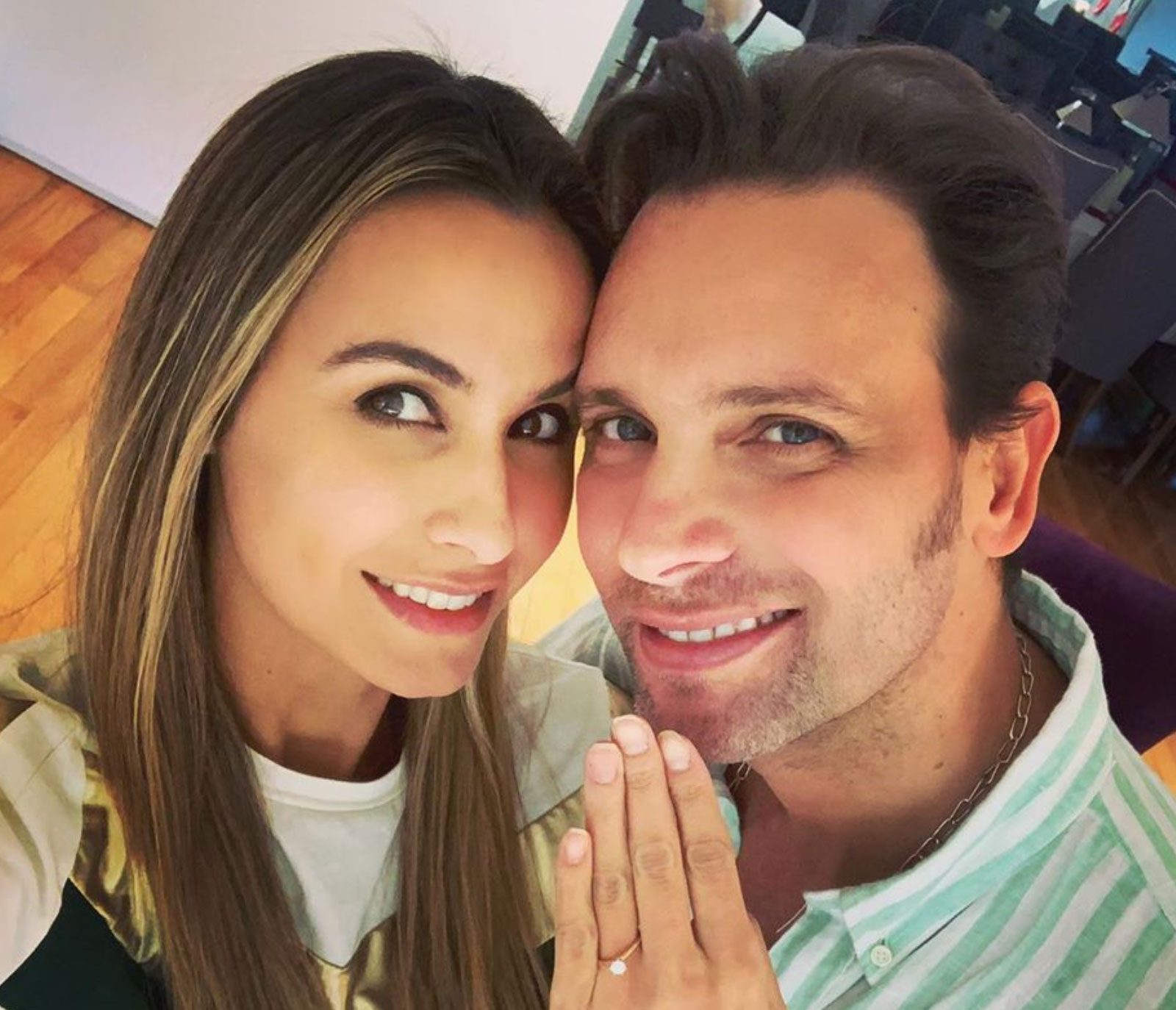 Odalys Ramírez se compromete con Patricio Borghetti: “Dije que sí ...