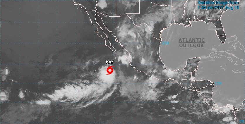 La tormenta tropical Kay se forma frente a las costas de México en el Pacífico | Noticias ...