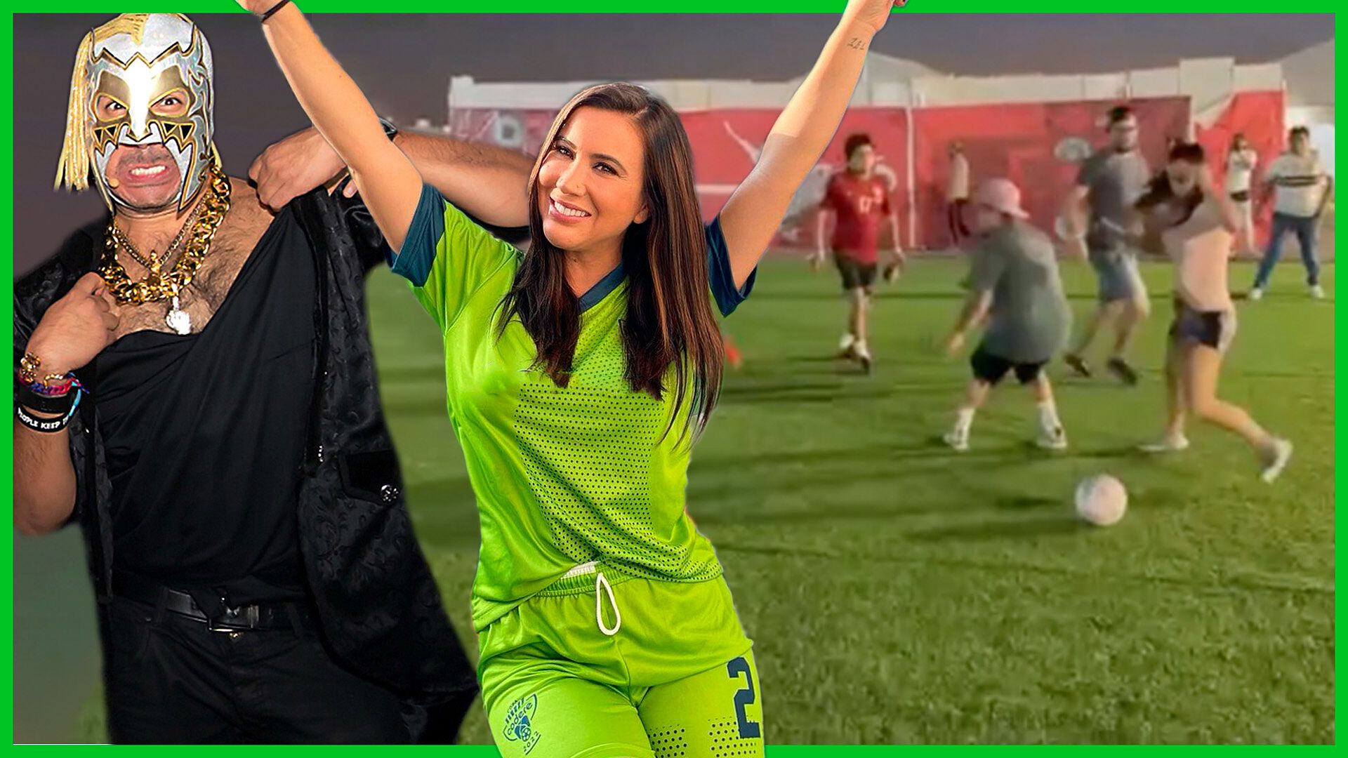 Mariazel, 'Escorpión Dorado' y más comediantes arman cascarita en Qatar ...