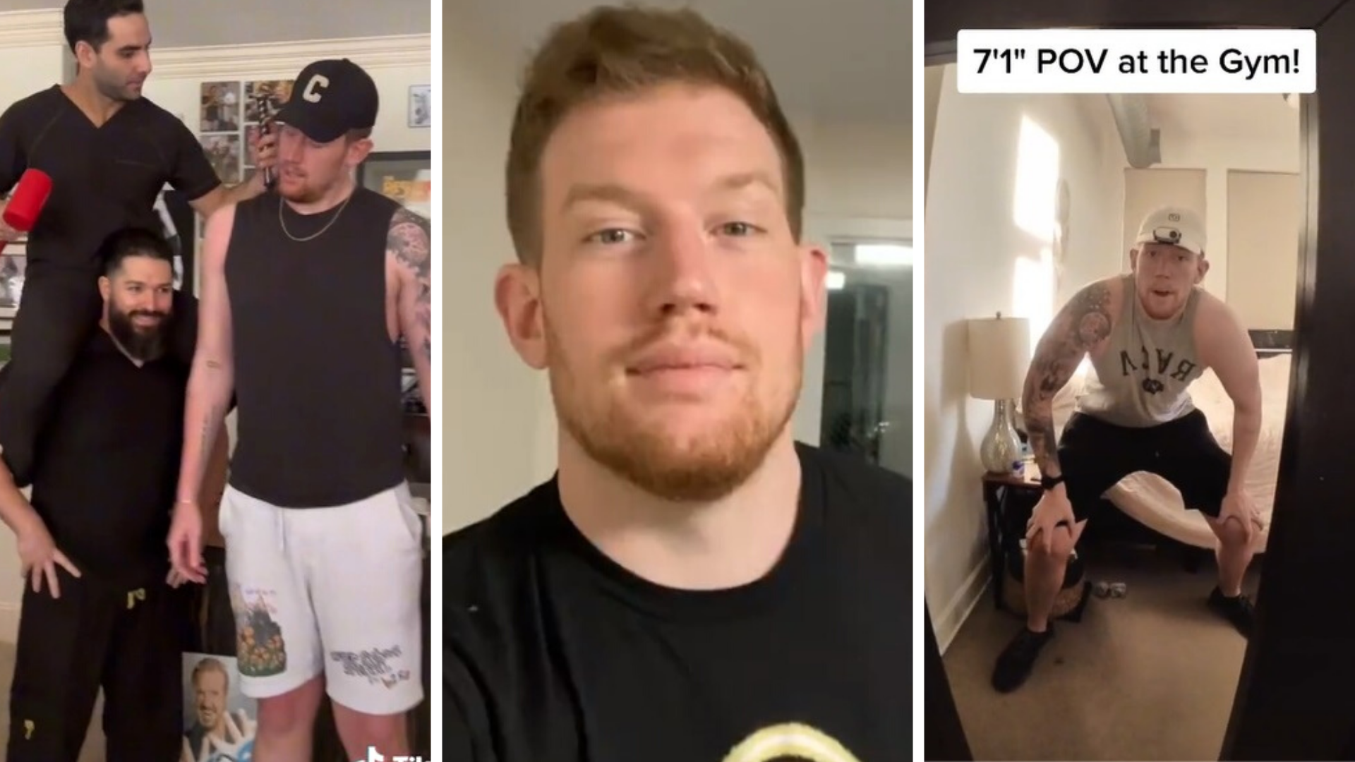 Beau Brown se volvió un tiktoker famoso por medir más de dos metros y ...