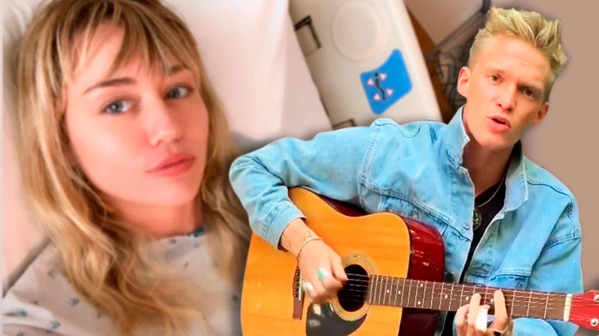 Con un par de rosas y su guitarra, el mejor amigo de Miley Cyrus la ...