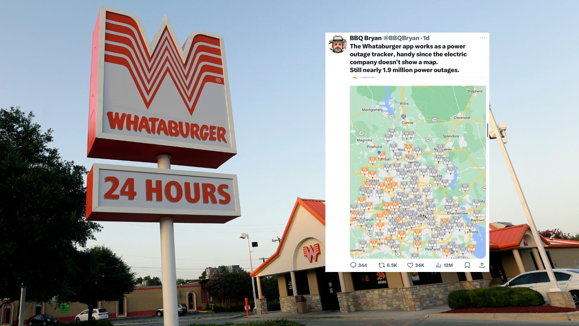 Cómo los texanos usaron un mapa de Whataburger para "rastrear" la luz ...