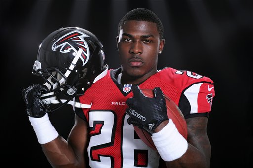 El portafolio del novato RB de los Atlanta Falcons, Tevin Coleman ...