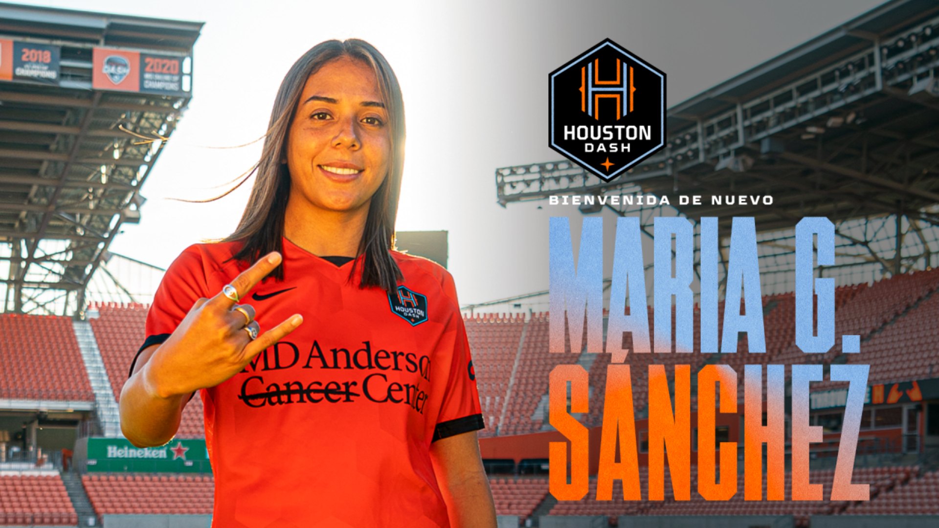 María Sánchez ficha de forma oficial con Houston Dash | TUDN Fútbol | TUDN