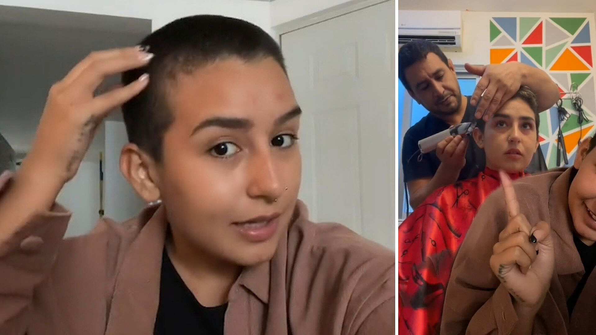 Romina Marcos se rapó por completo y revela el por qué de su drástico ...