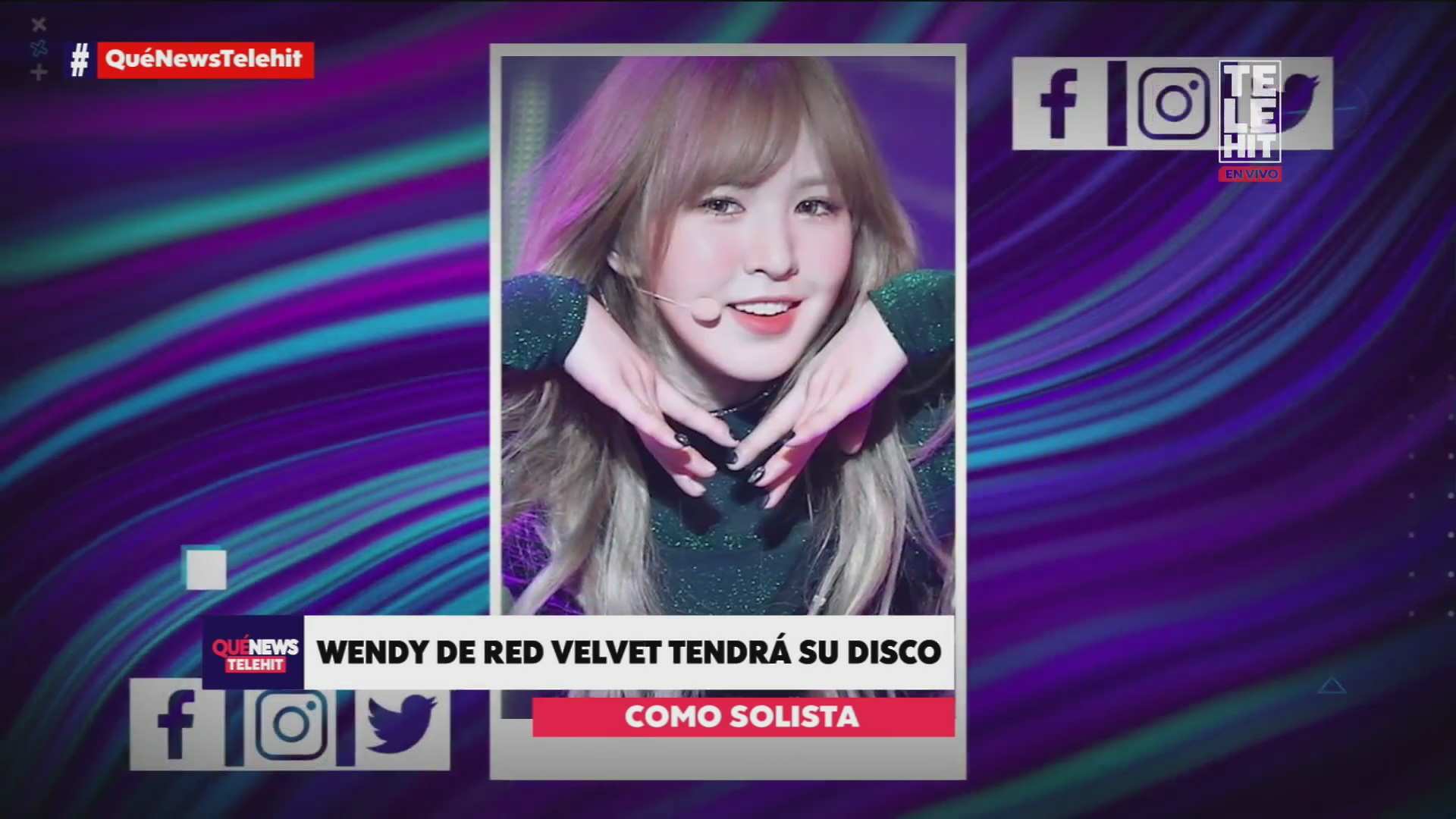 Wendy de Red Velvet debutará como solista | Shows Telehit Música | Telehit