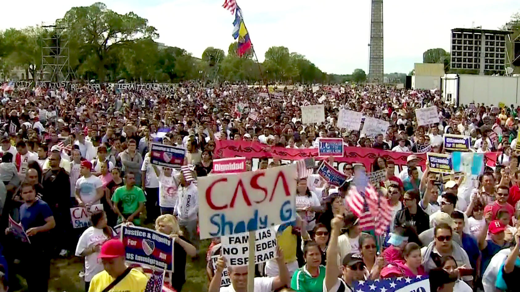 Protests erupt as new evidence of the condition in migrant shelters ...