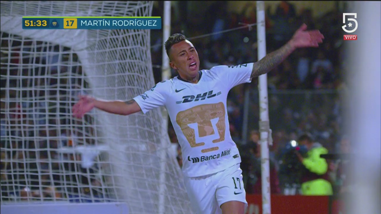Gol Martín Rodríguez (Pumas 1-1 América) | Deportes Más Deportes | TUDN ...