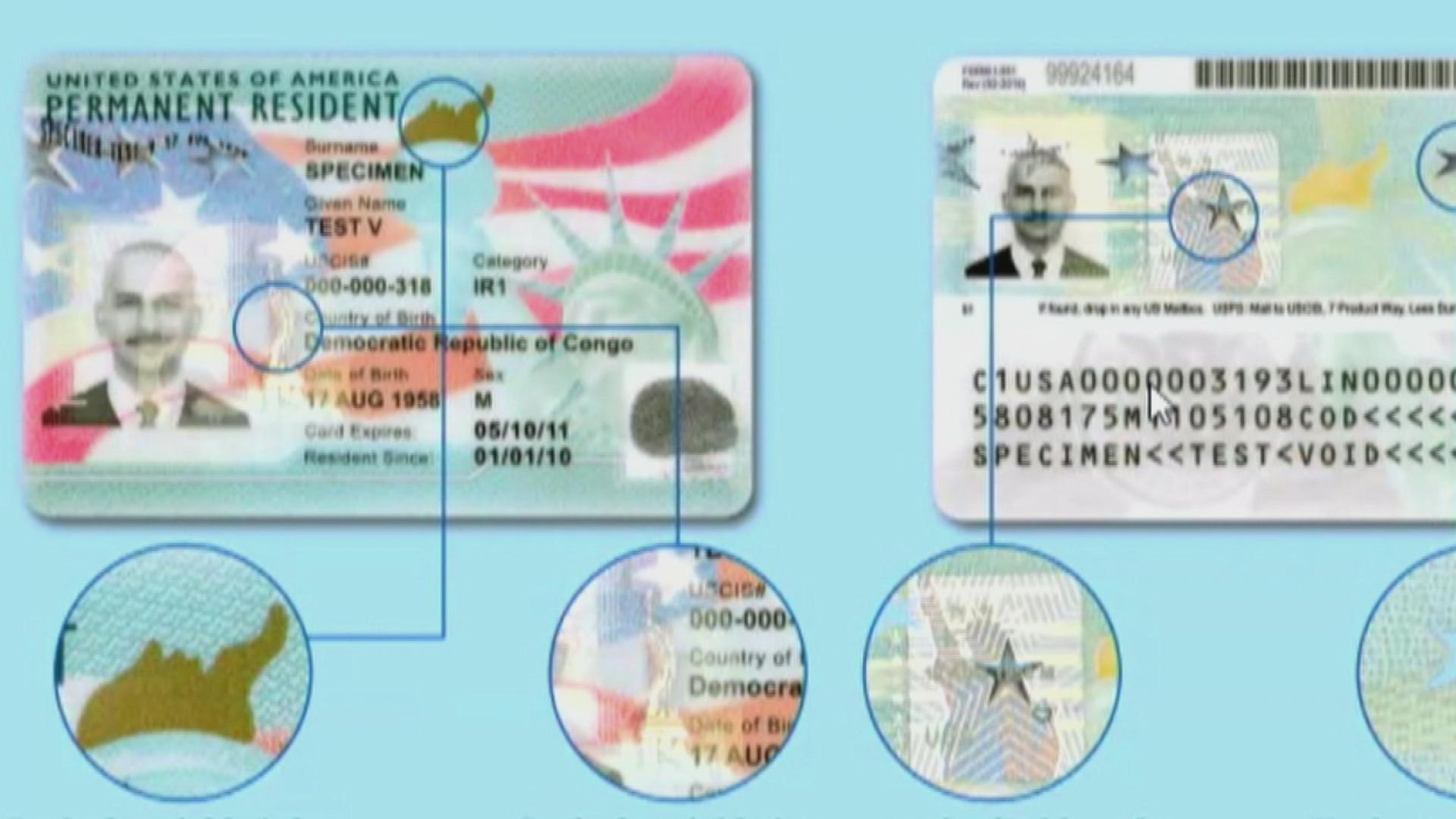 Así es el nuevo diseño de las tarjetas de residencia permanente que busca evitar que sean ...