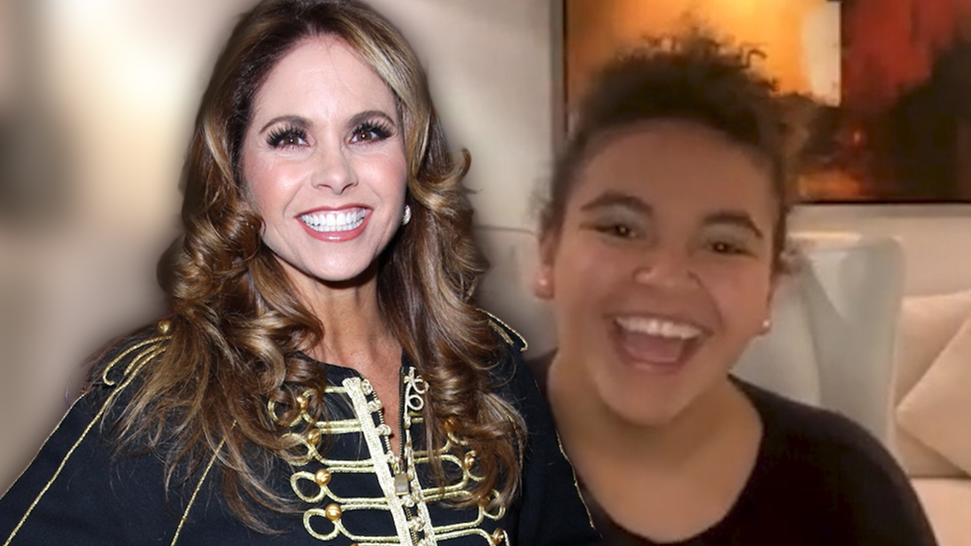Lucero hace una cómica imitación de su hija Lucerito cuando "se le va ...