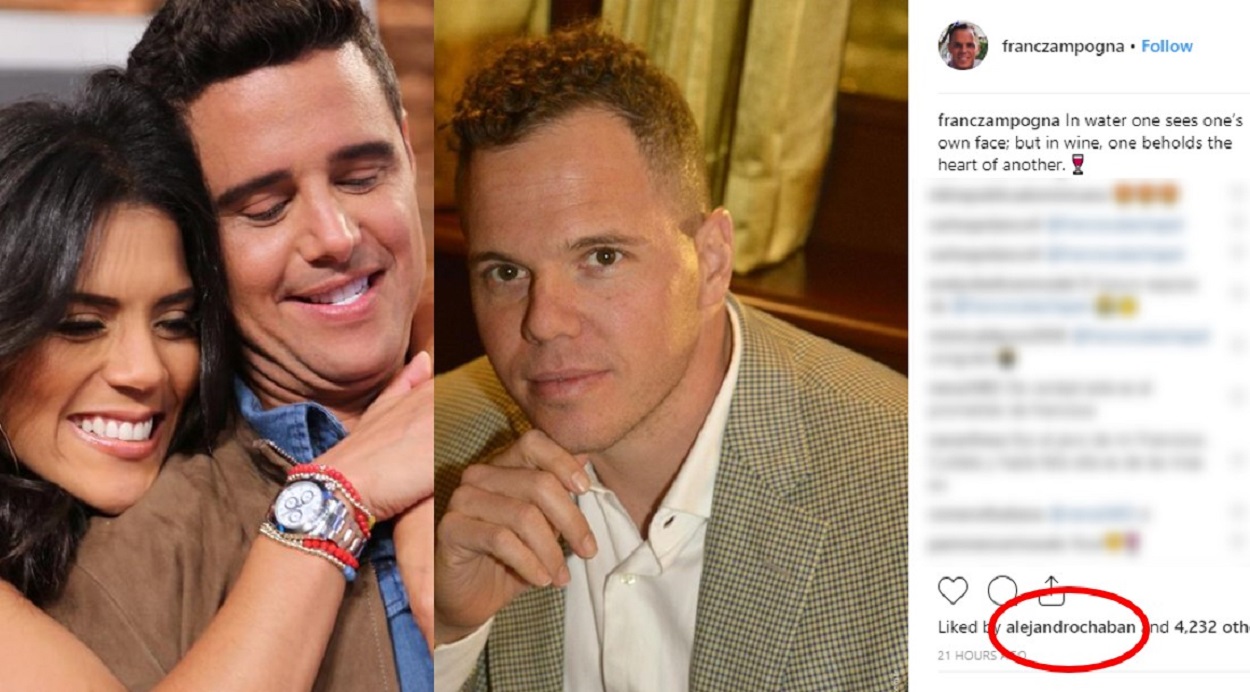 El 'like' de Alejandro Chabán al prometido de Francisca Lachapel que ...