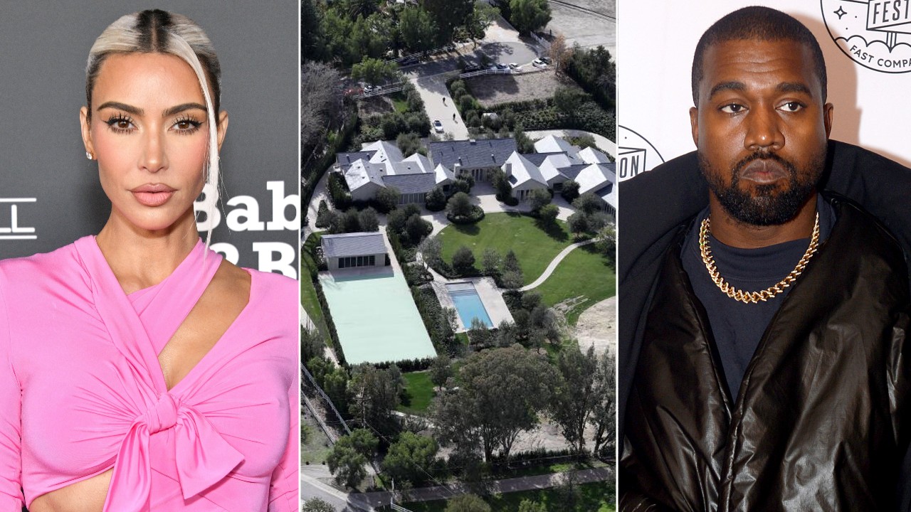 Kim Kardashian y Kanye West: la empresaria se queda con la mansión de 60 millones tras llegar a ...