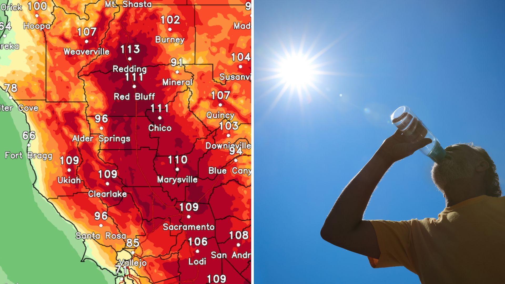 Pronóstico de nueva ola de calor para el norte de California con ...